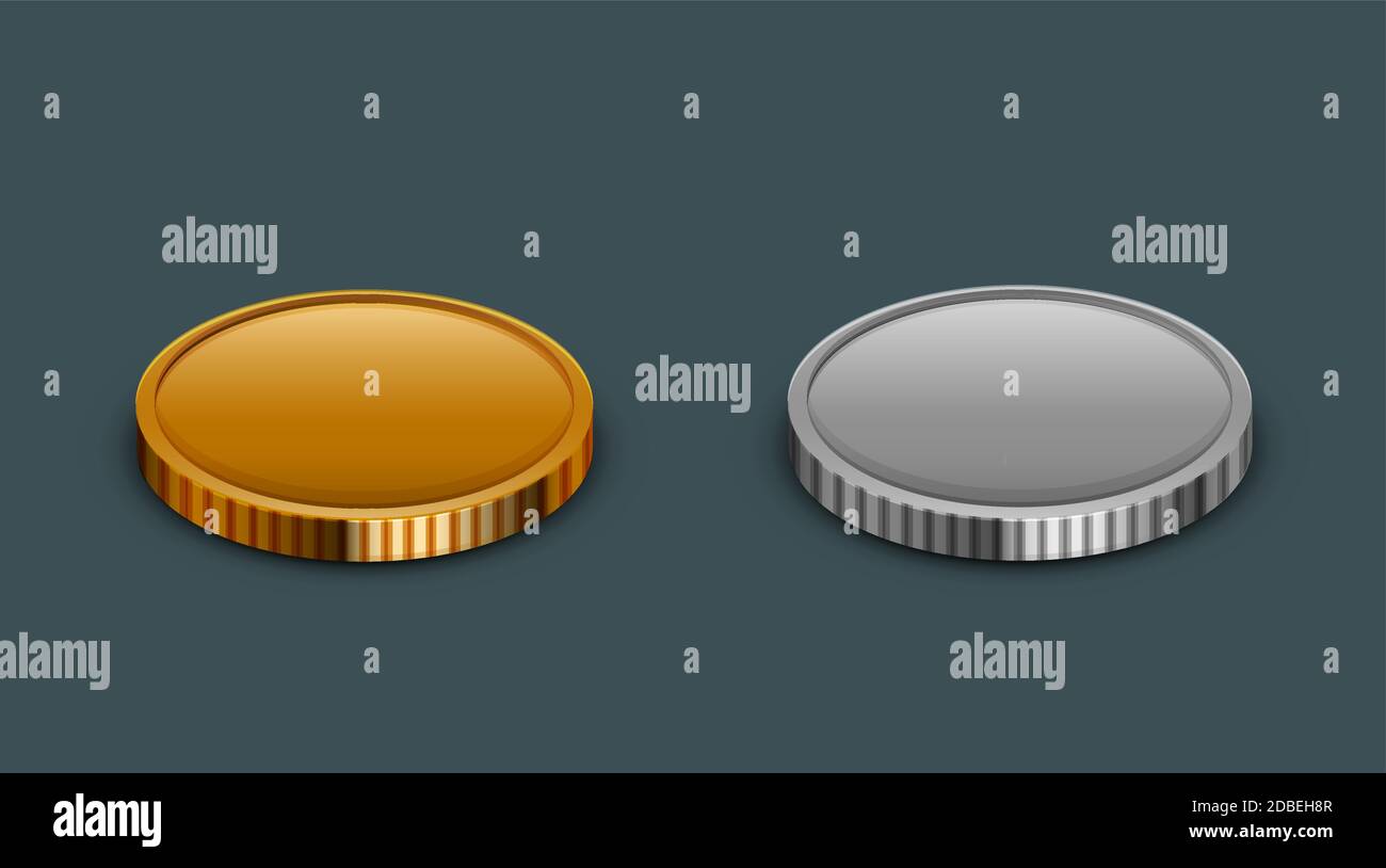 Vector modern money coins icon on sample background Stock Vector Image ...