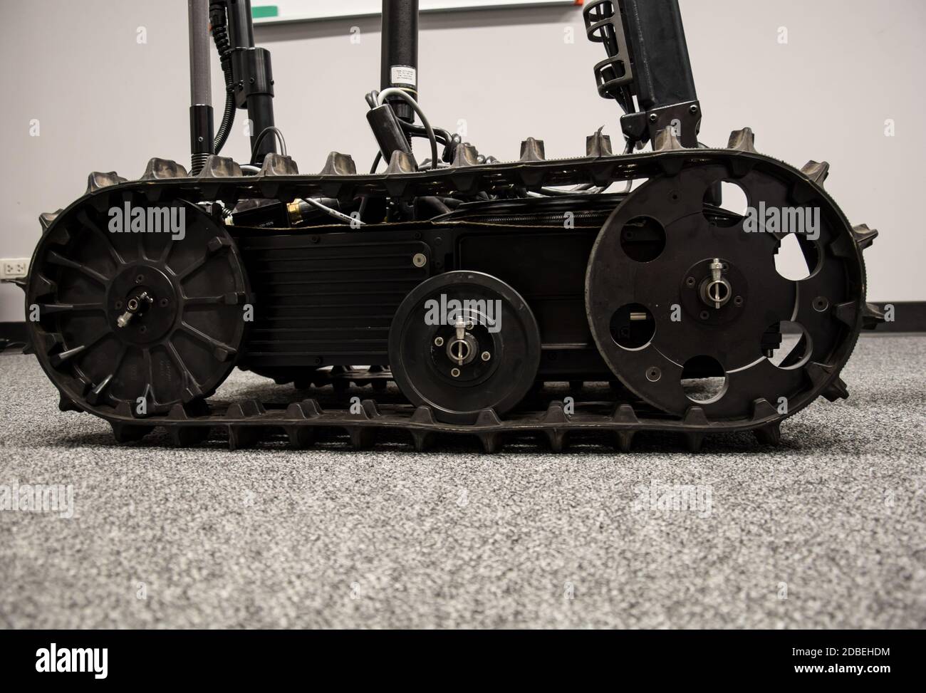 Search and rescue robot unit with tracks Stock Photo - Alamy