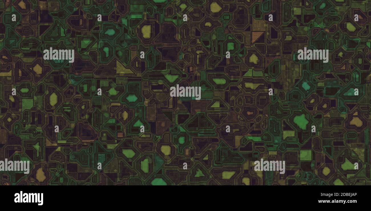 Hi Tech Microscheme Pattern Background Microchip Network Texture Stock
