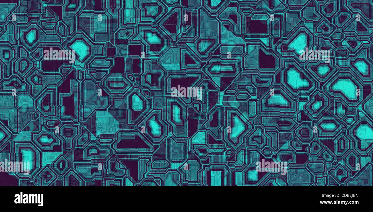 Hi-tech microscheme pattern background. Microchip network texture Stock ...