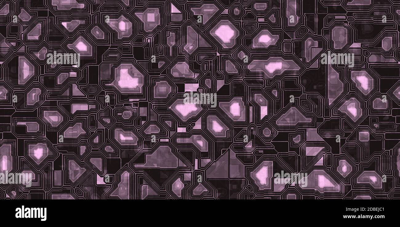 Hi-tech microscheme pattern background. Microchip network texture Stock ...