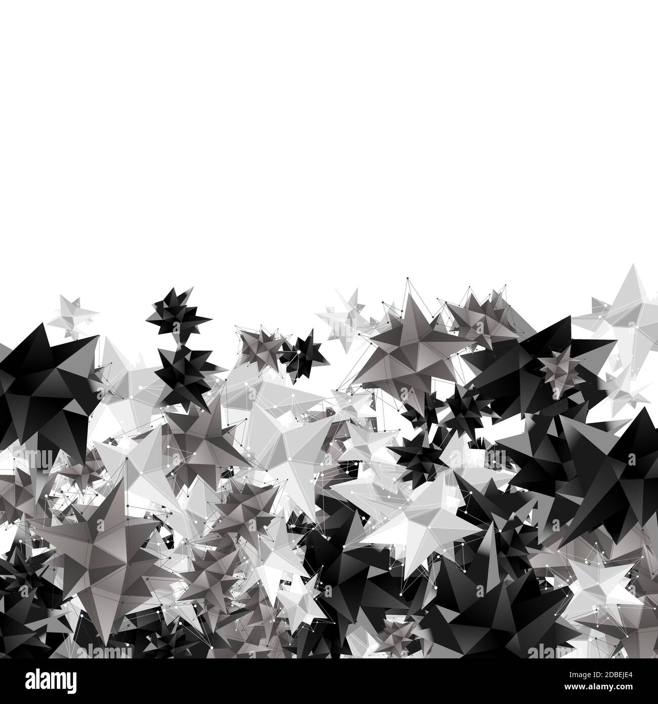 Vector modern geometric shape. 3d polygon background Stock Vector Image ...