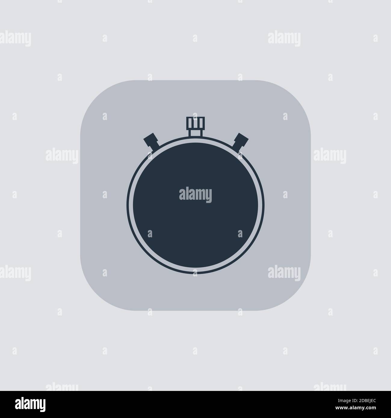 Vector modern stopwatch icon on gray background Stock Vector Image ...