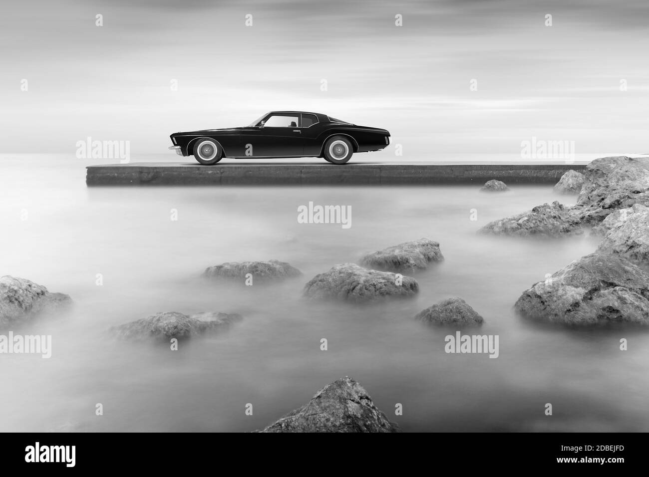 Riviera style Black and White Stock Photos & Images - Alamy