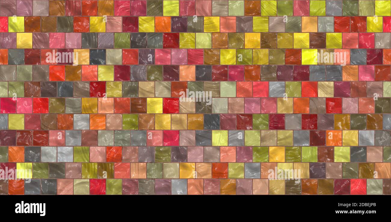 Yellow Melon Red Modern Tiled Ceramic Mosaic Tiles Material Texture ...