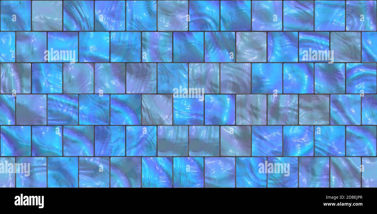 Sky Blue Modern Tiled Ceramic Mosaic Tiles Material Texture. Good for ...