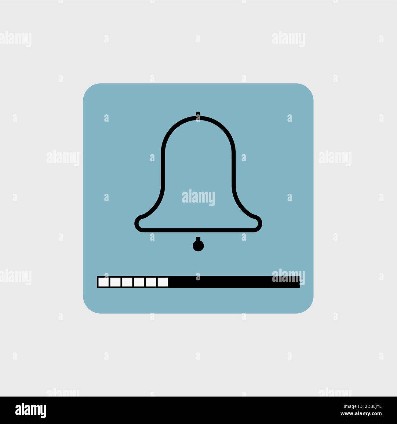 vector modern bell icon with a volume scale Stock Vector Image & Art ...