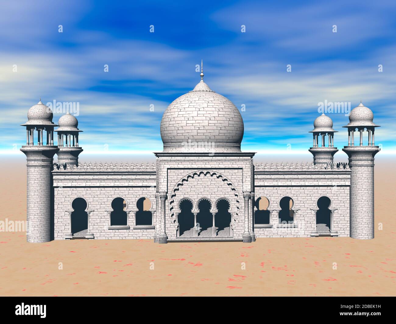 oriental royal ruler palace in the desert Stock Photo - Alamy