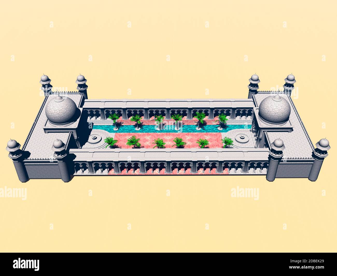 oriental royal ruler palace in the desert Stock Photo - Alamy