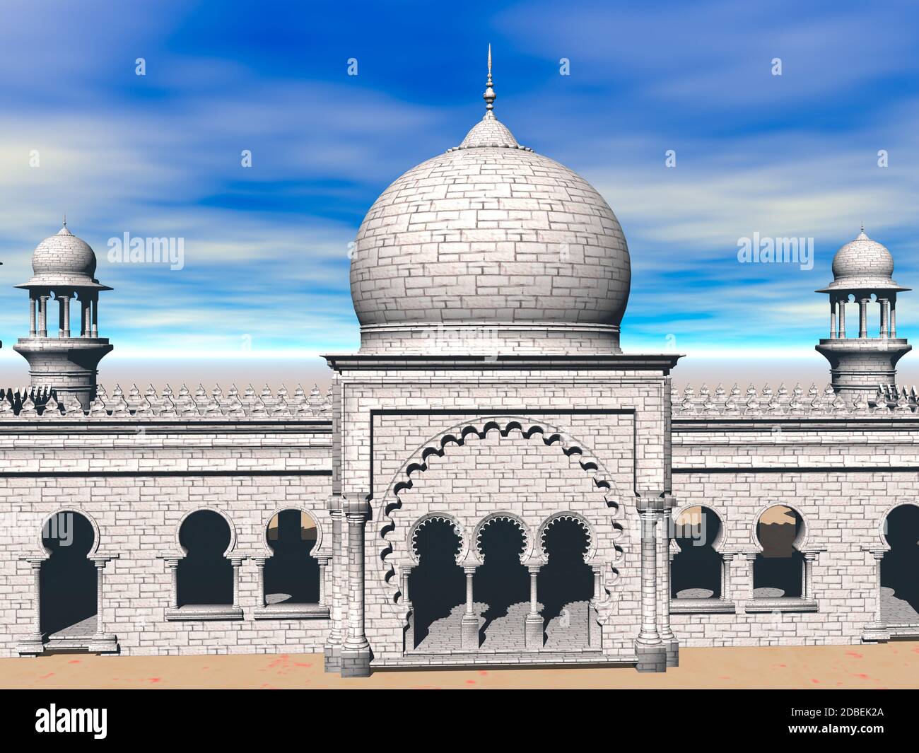 oriental royal ruler palace in the desert Stock Photo - Alamy