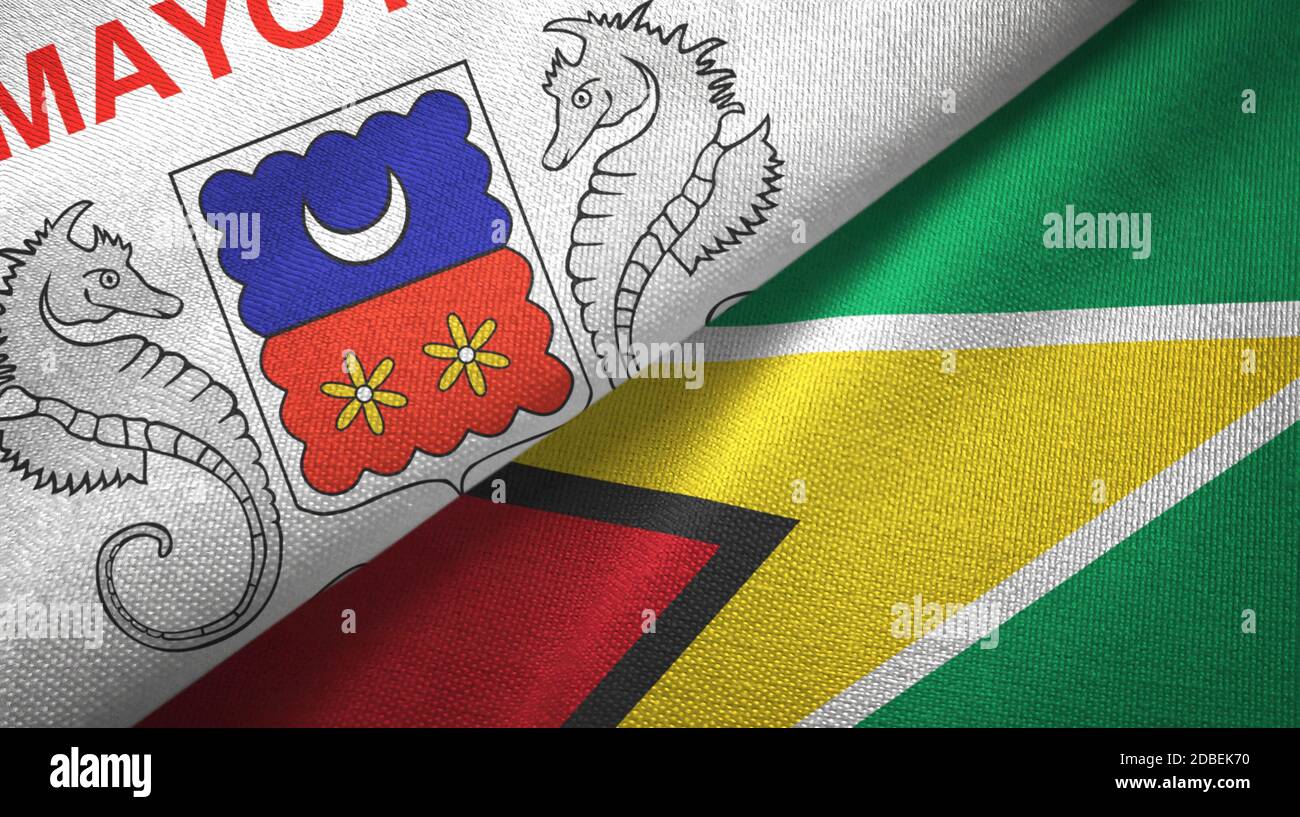 Guyanese flag fabric texture hi-res stock photography and images - Alamy