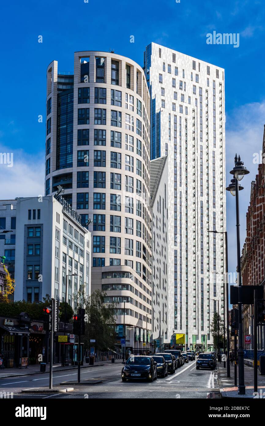 City Road London heading towards Silicon Roundabout and East London ...