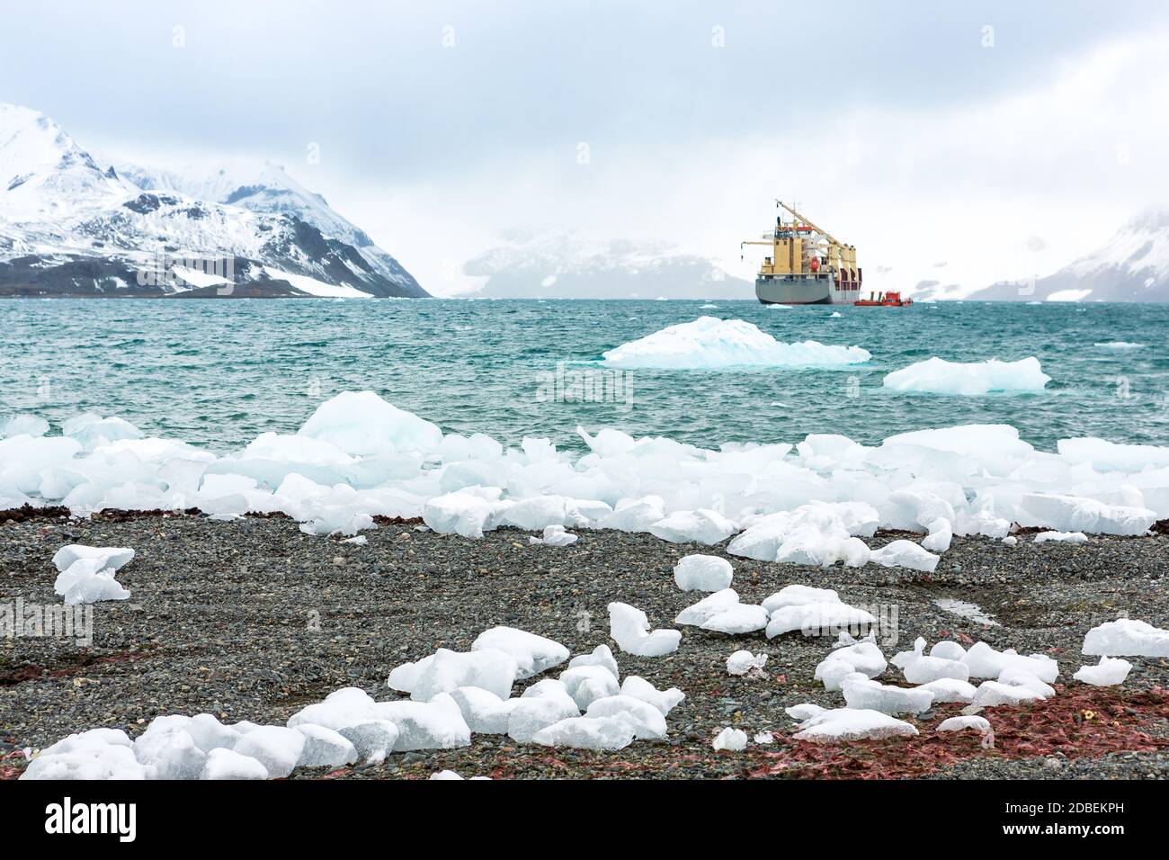Beautiful landscape and scenery in Antarctica. Freezing Stock Photo - Alamy