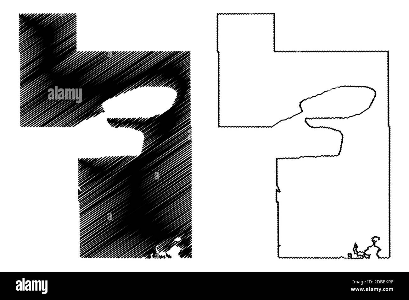 Beltrami minnesota map Stock Vector Images - Alamy