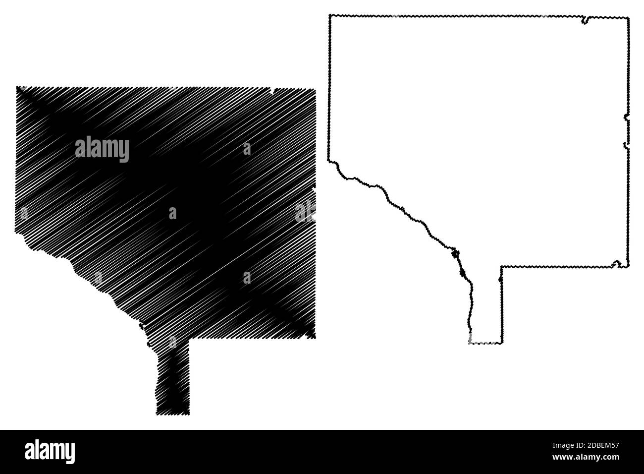 Anoka county map Black and White Stock Photos & Images - Alamy