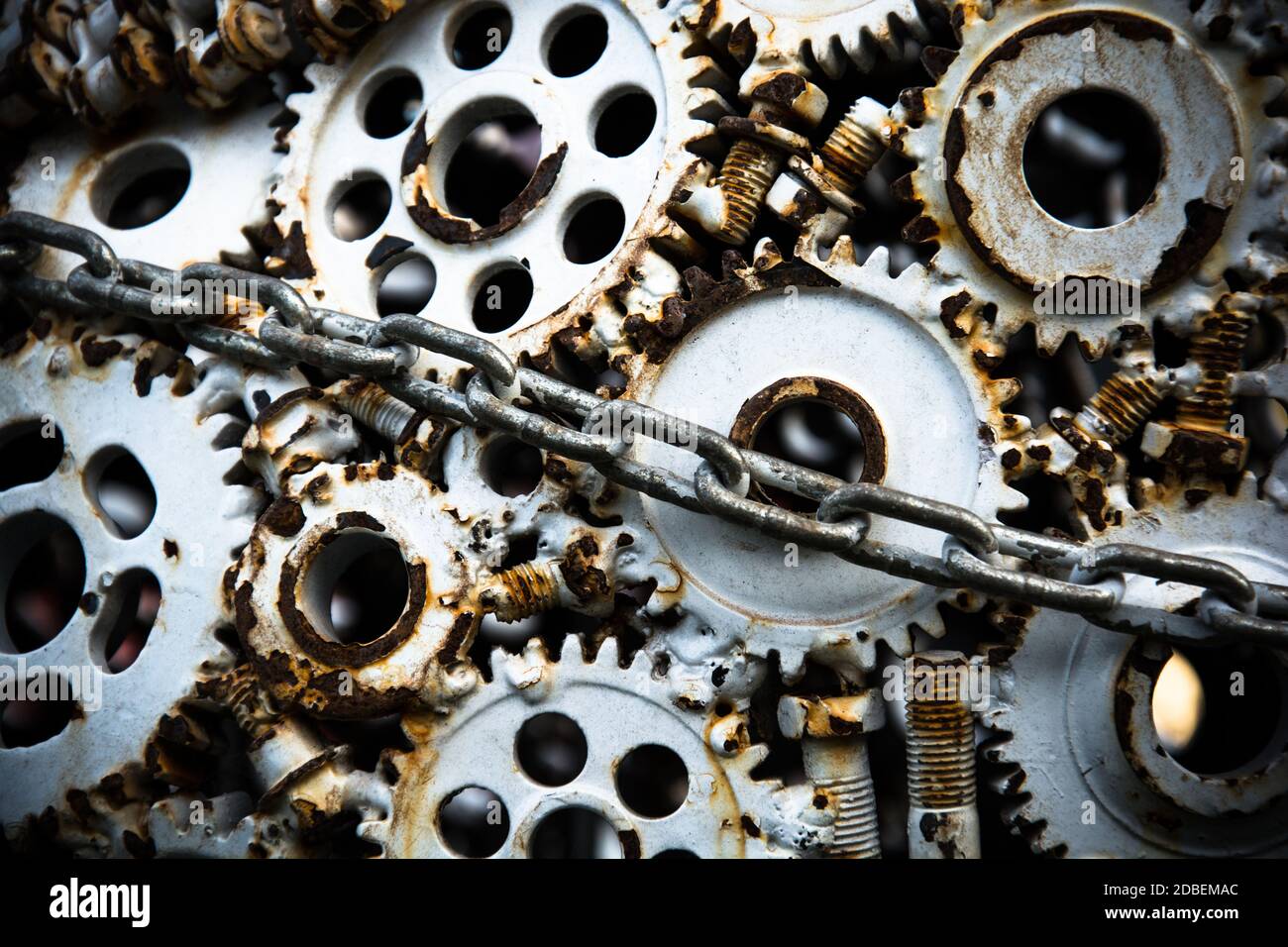 Equipment Metal background Stock Photo - Alamy