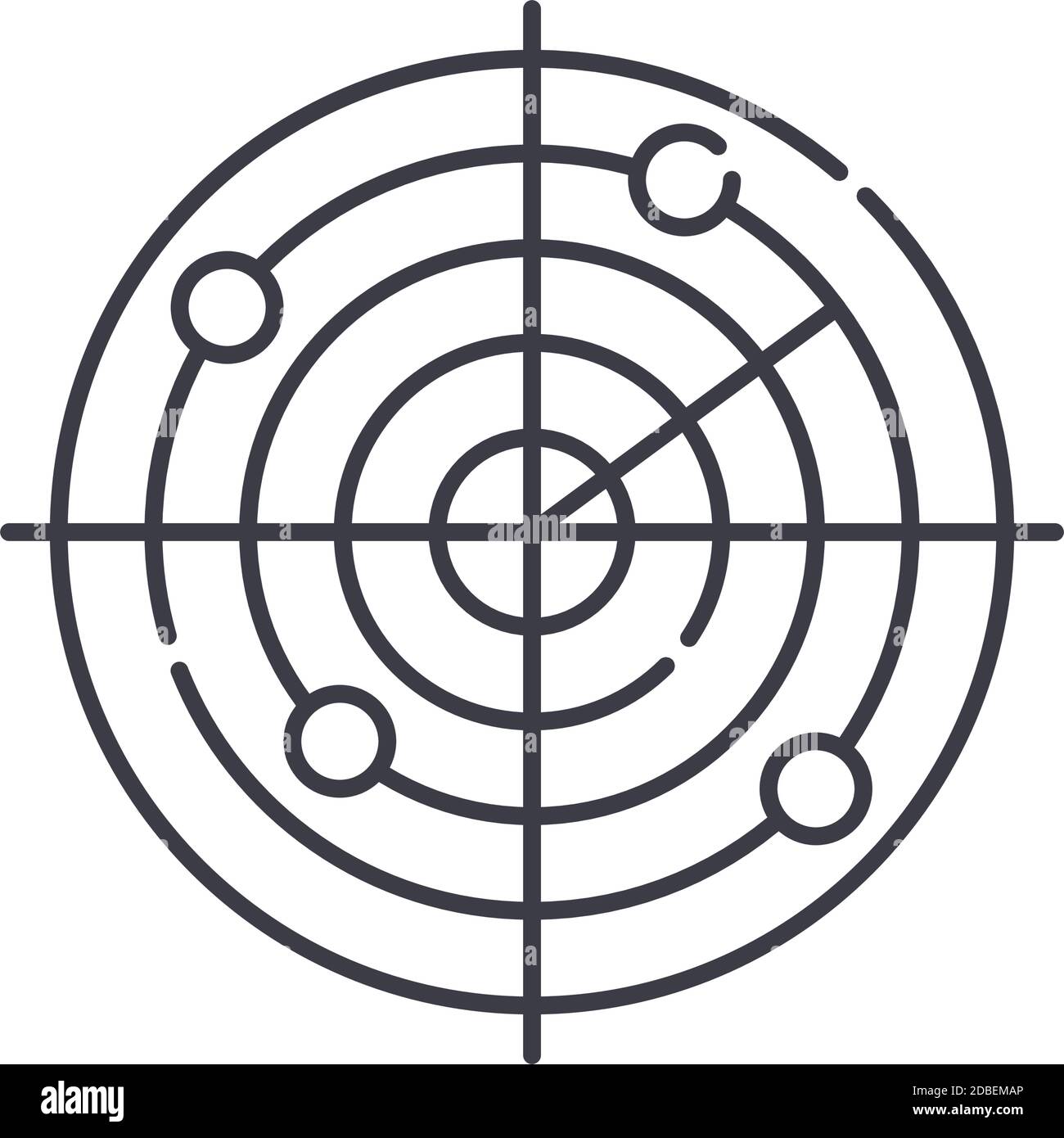 Antenna radar, circle Cut Out Stock Images & Pictures - Alamy