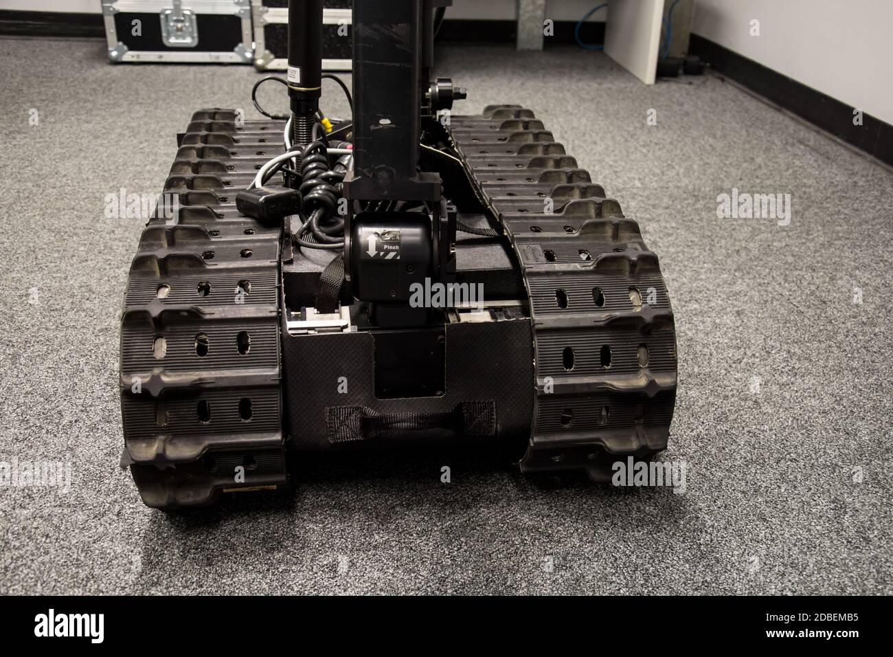 Search and rescue robot unit with tracks Stock Photo - Alamy