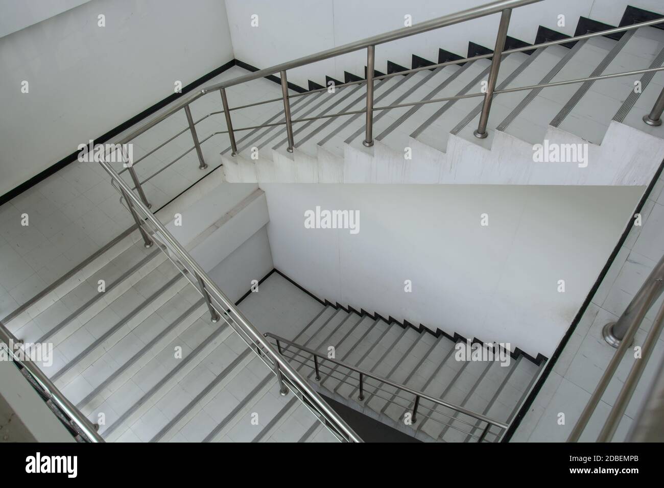 Emergency Staircase building Stock Photo - Alamy