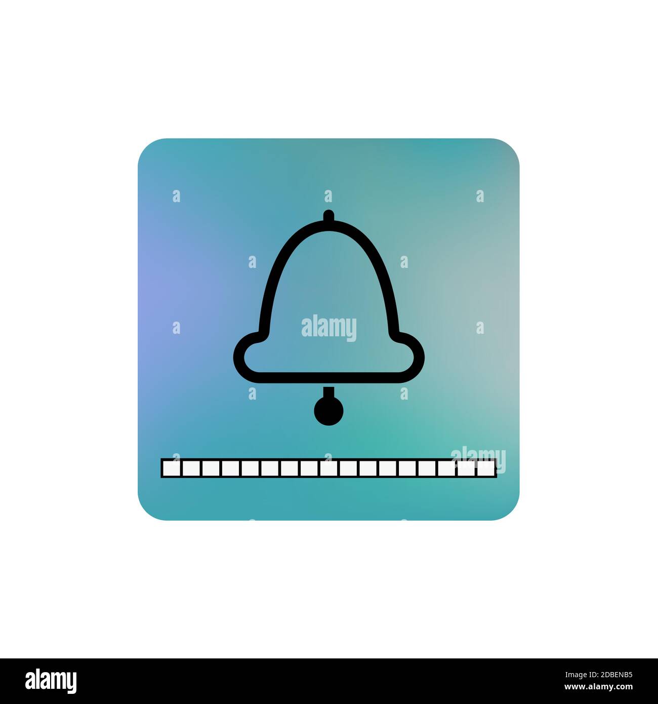 vector modern bell icon with a volume scale Stock Vector Image & Art ...