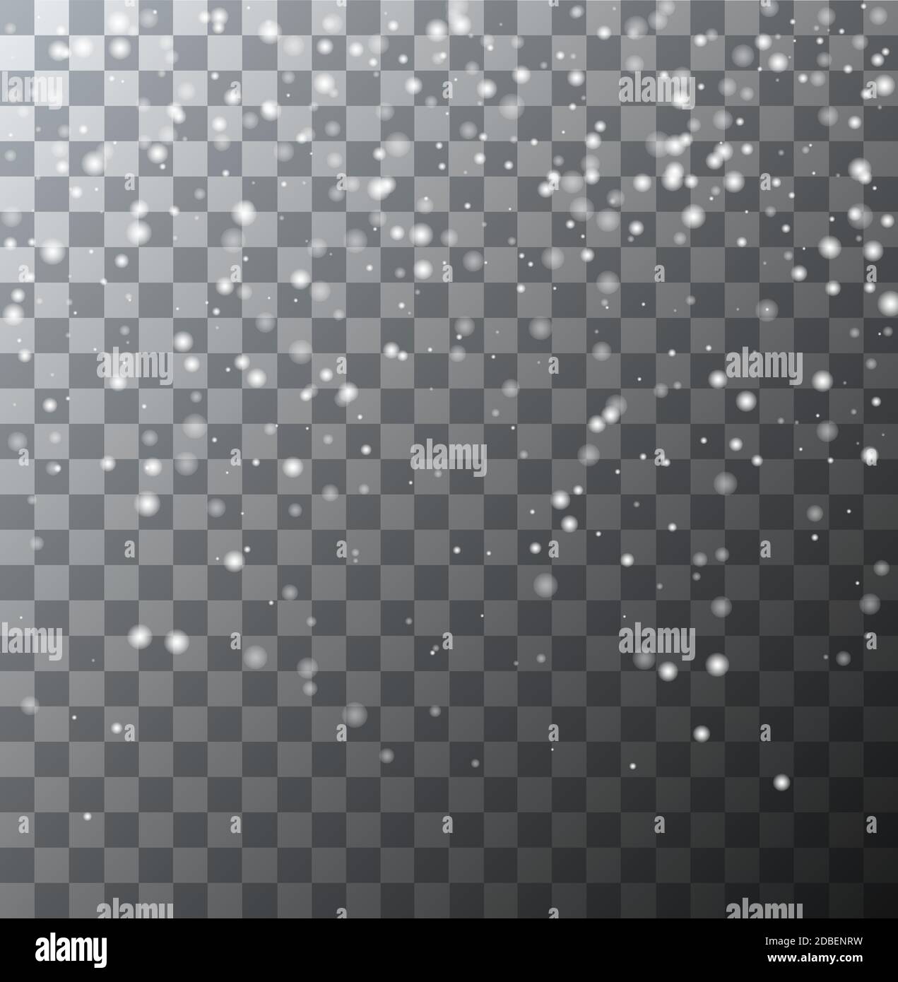 Snow falling night snowflakes isolated Stock Vector Images - Alamy