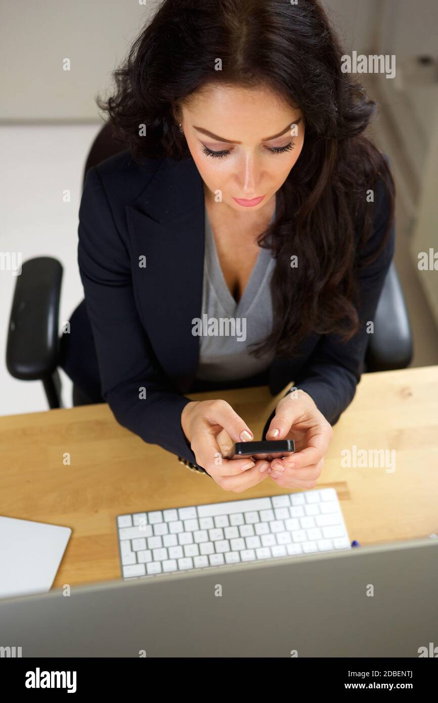 Portrait from above woman hi-res stock photography and images - Alamy