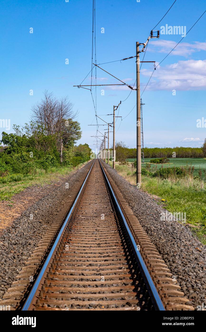 Railway railroad transport landscape hi-res stock photography and ...