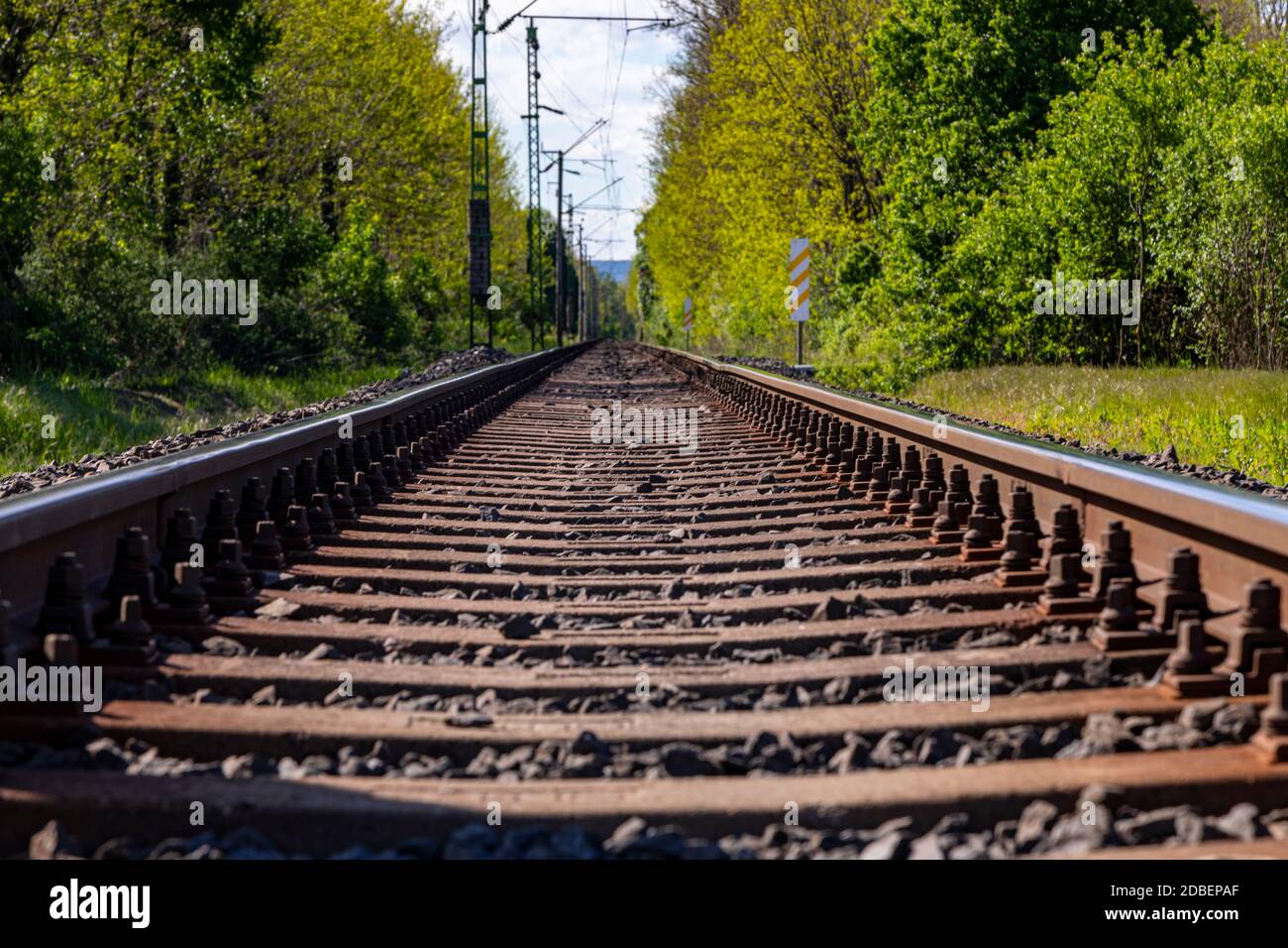 Endless railway hi-res stock photography and images - Alamy
