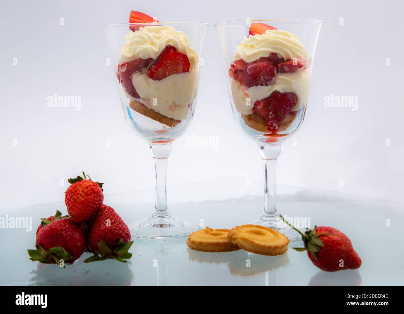 Strawberries in spring Stock Photo - Alamy
