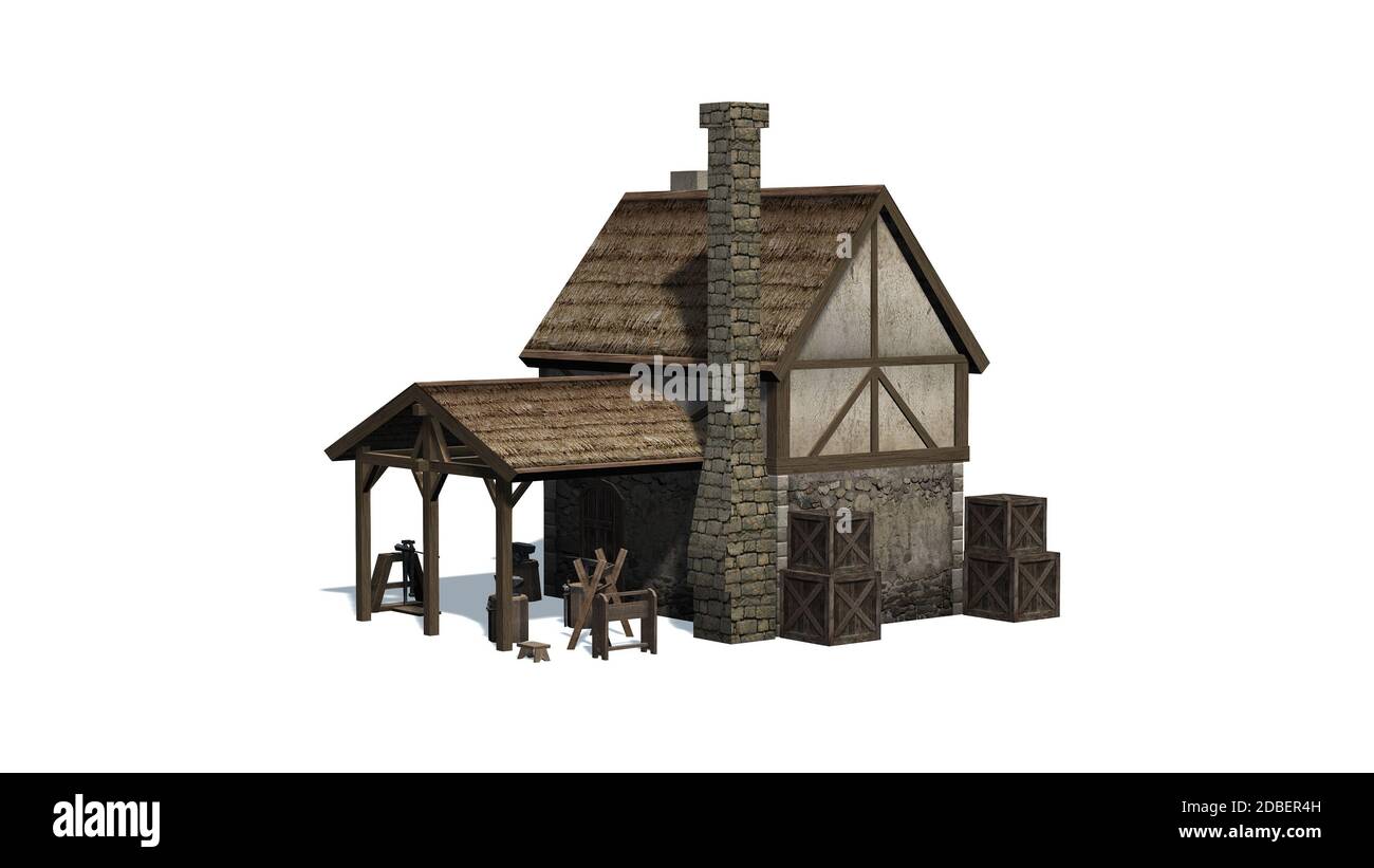 View village in front Cut Out Stock Images & Pictures - Alamy