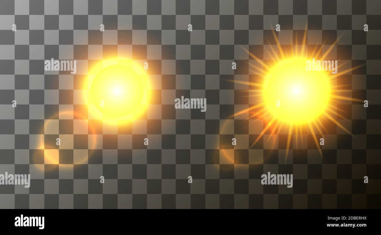 Vector modern sun set background. sunshine design Stock Vector Image ...