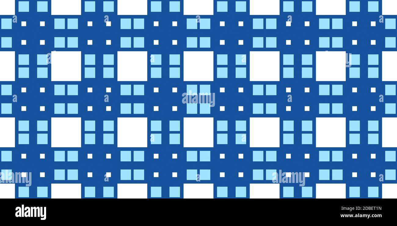 Sky Blue Cell Checks Background. Seamless Checkered Picnic Tablecloth ...
