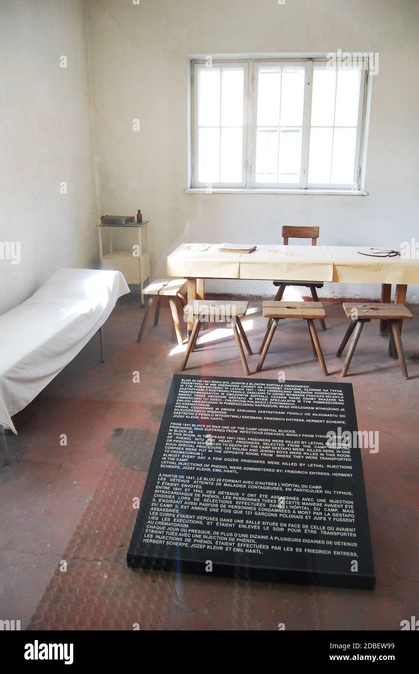 medical experiment room at Auschwitz concentration camp Stock Photo - Alamy