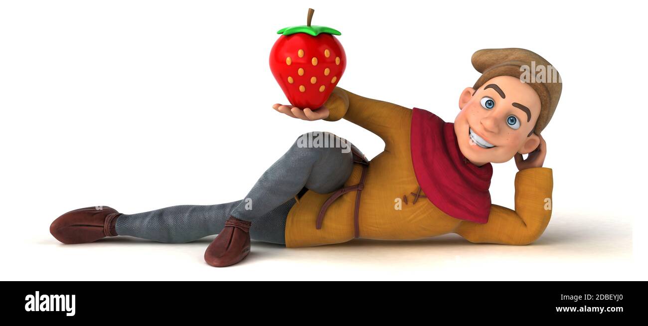 3D Illustration of a medieval historical character Stock Photo - Alamy