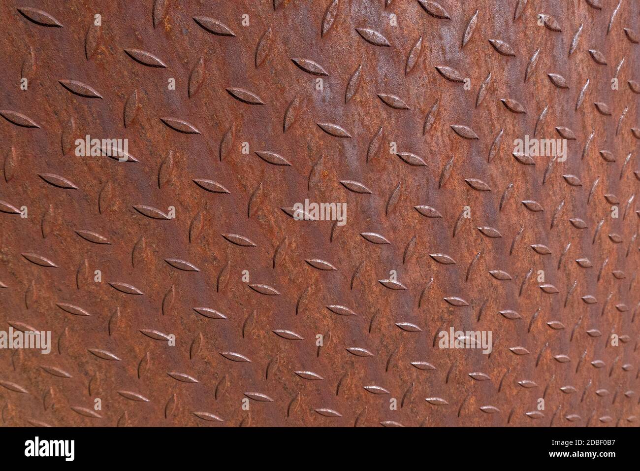Pattern of a slightly bent, rusty metal surface Stock Photo - Alamy