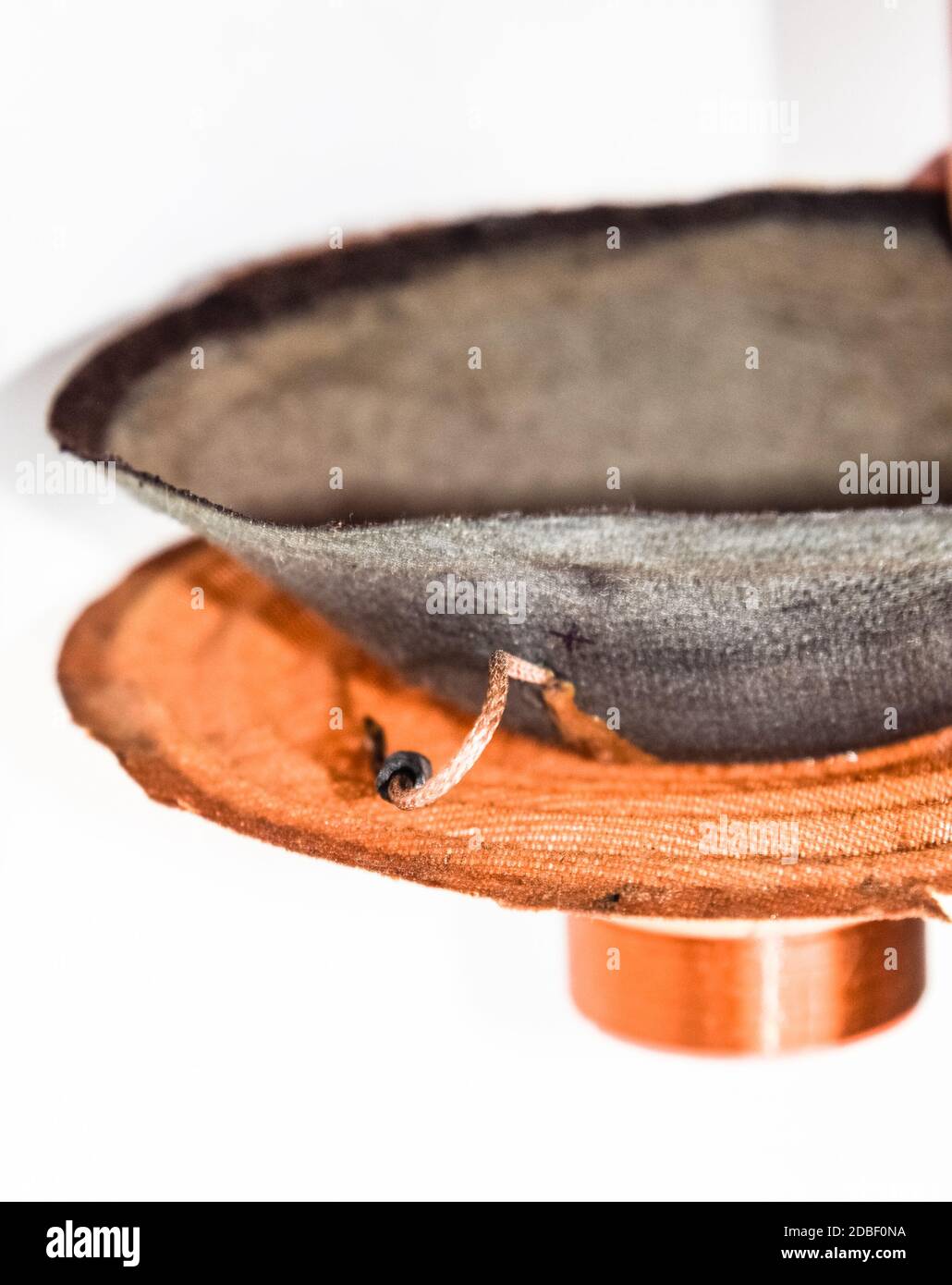 The moving system of the mid-range speaker 20gds-3 of Soviet production ...