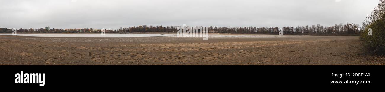 Drained fish pond hi-res stock photography and images - Alamy