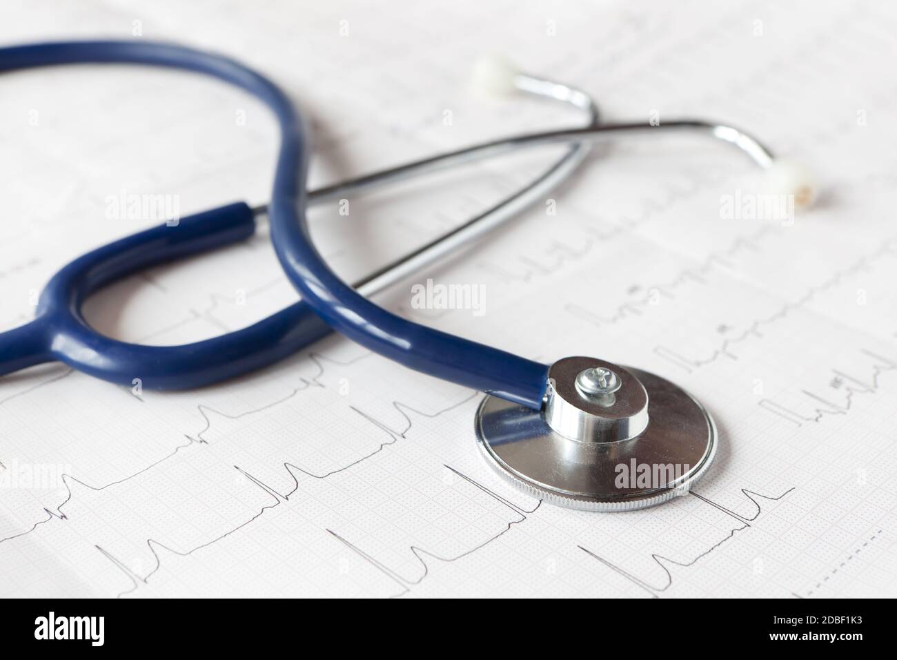 A stethoscope on a printout Stock Photo - Alamy