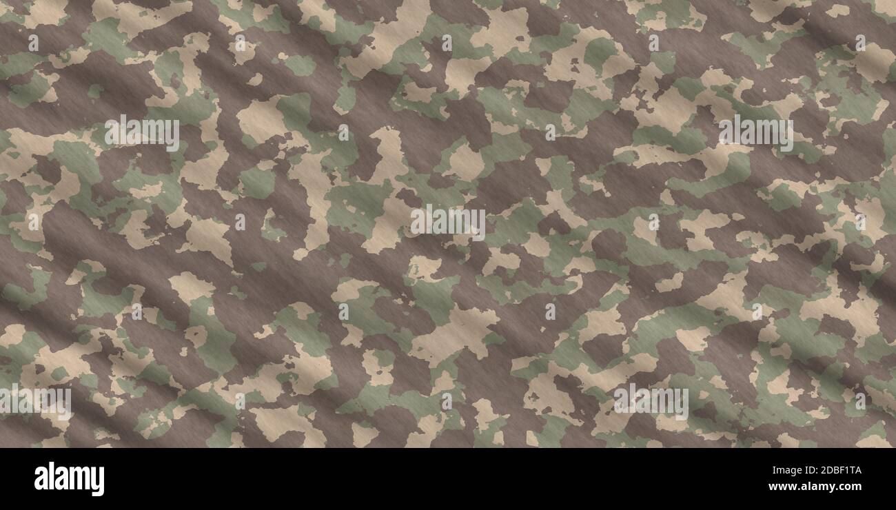 Weathered Green Army Camouflage Background. Military Camo Clothing ...