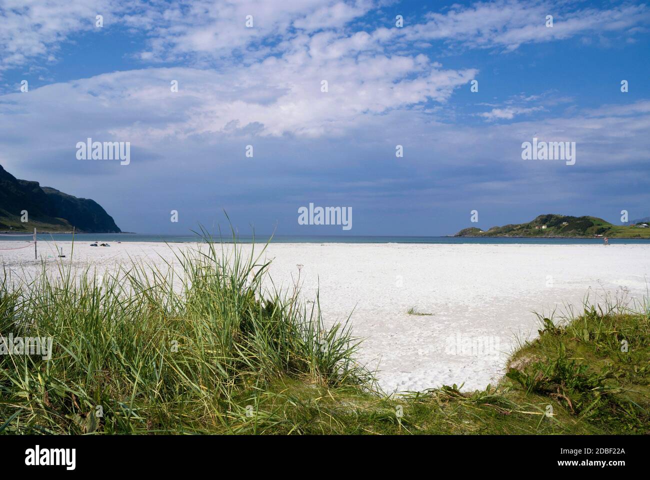Refviksanden beach on the island Vagsoy near Maloy Stock Photo - Alamy