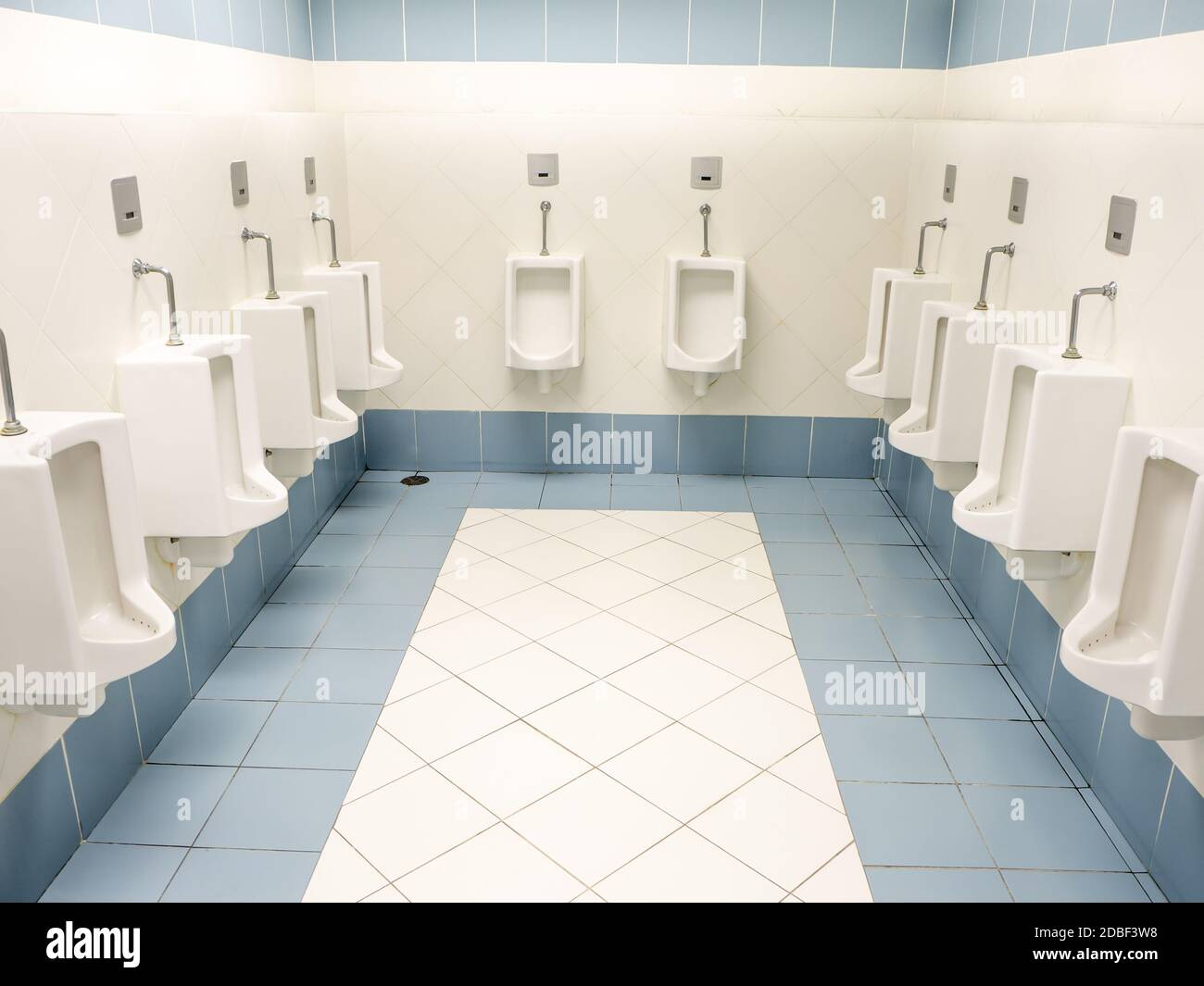a clean new public modern toilet room empty Stock Photo - Alamy