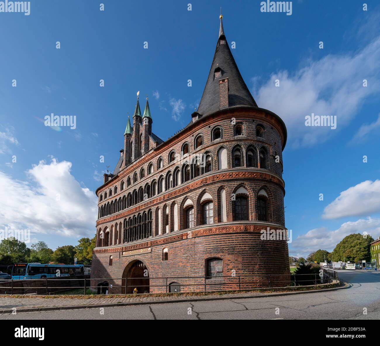 Holstentor, (Holsten Gate) is a brick-built Medieval gate built in 1464 ...