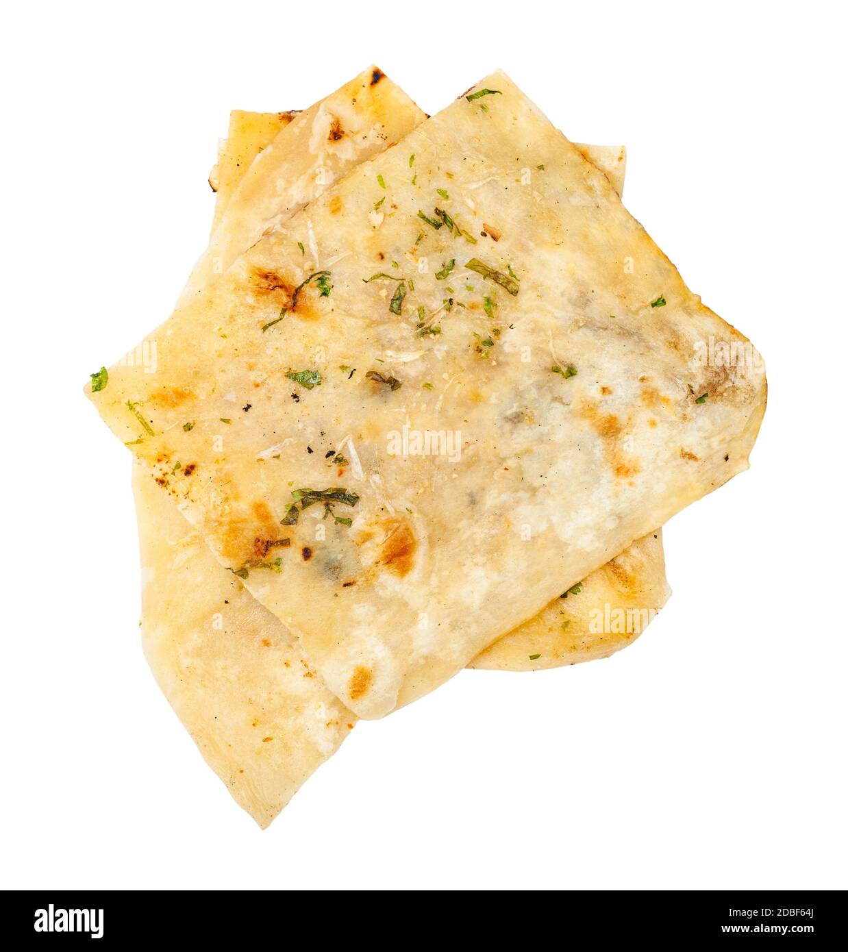 Garlic naan bread Cut Out Stock Images & Pictures - Alamy