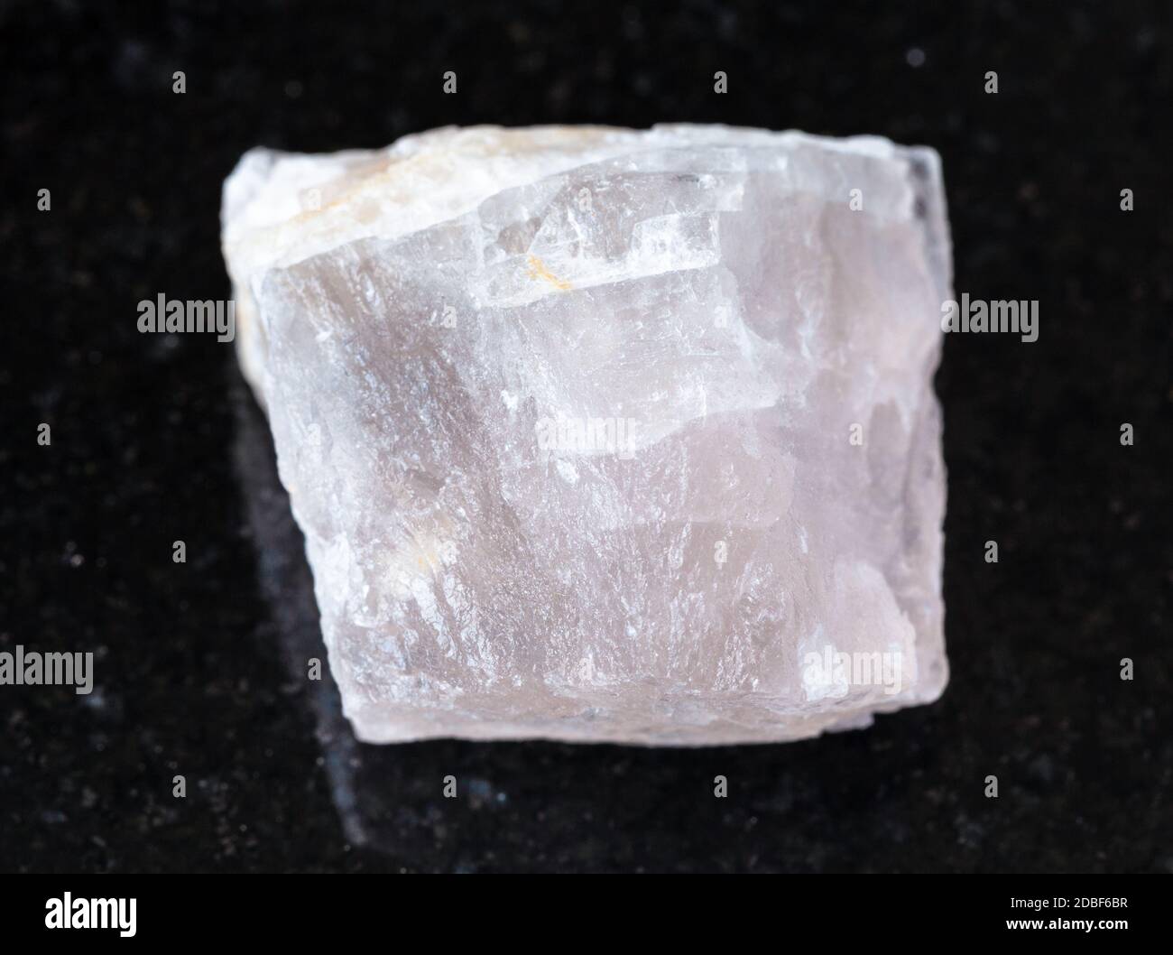 closeup of sample of natural mineral from geological collection ...