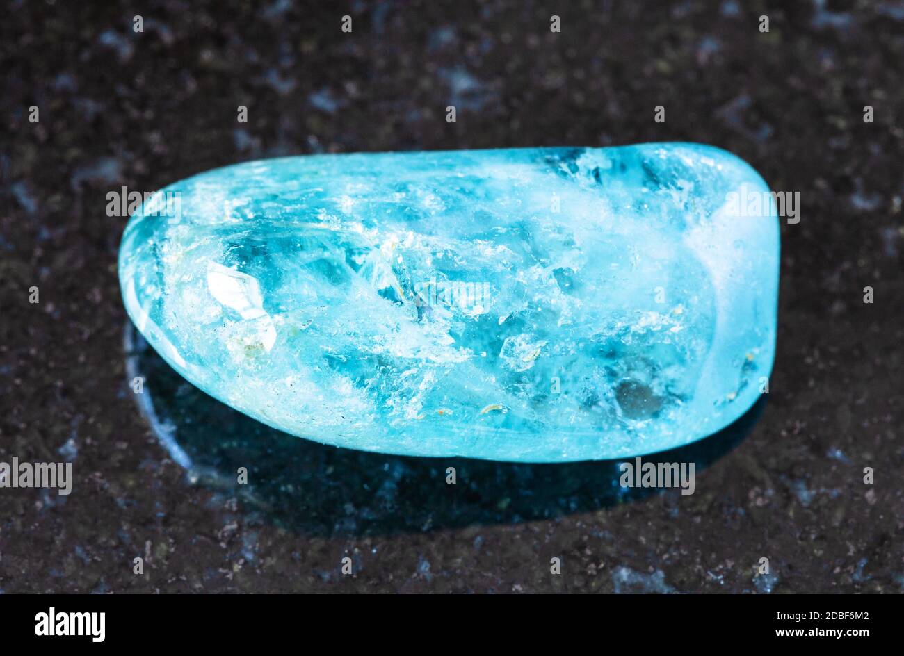 closeup of sample of natural mineral from geological collection ...