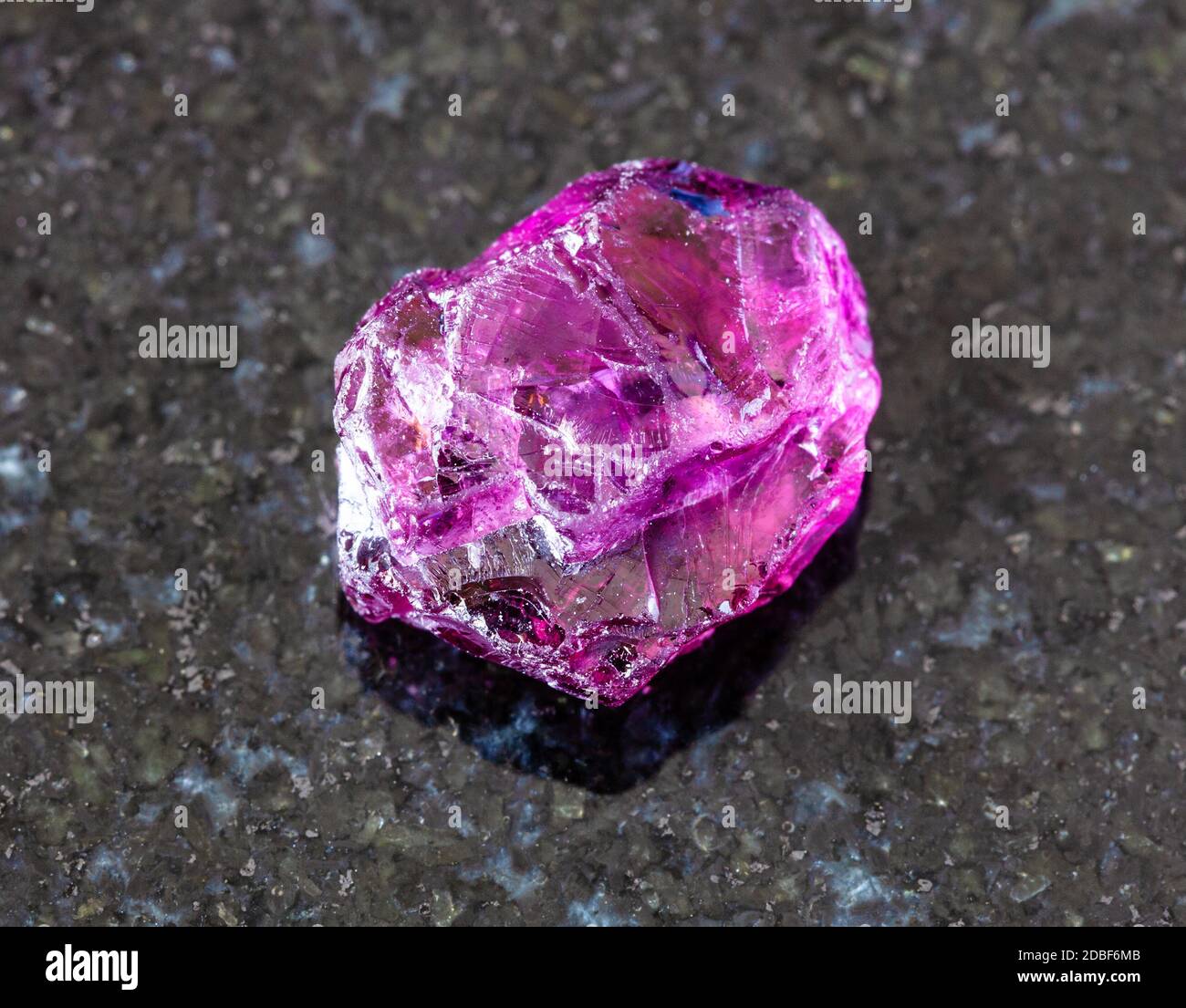 closeup of sample of natural mineral from geological collection - raw ...