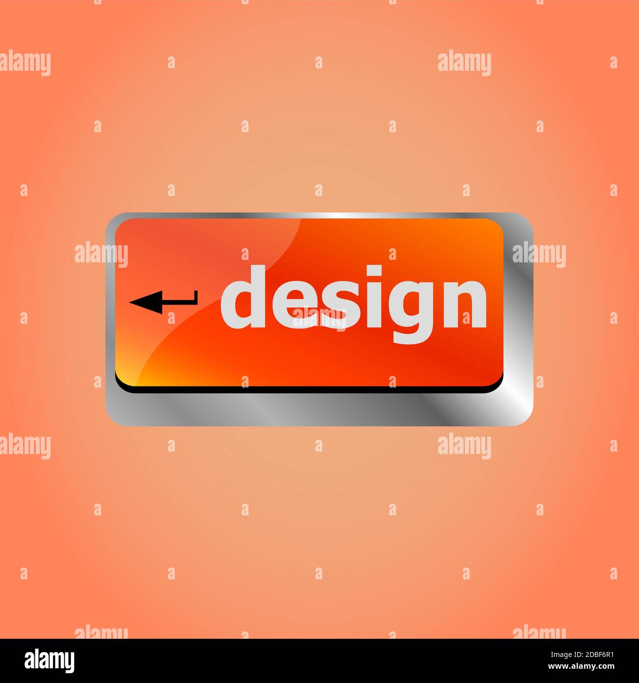 design word on computer keyboard keys button Stock Photo - Alamy