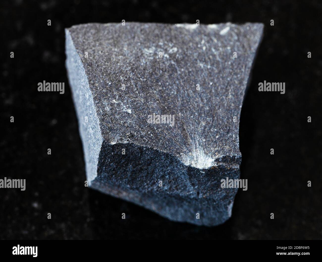closeup of sample of natural mineral from geological collection ...
