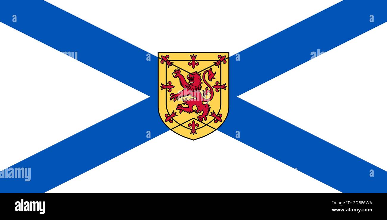 Flag nova scotia canadian Stock Vector Images - Alamy