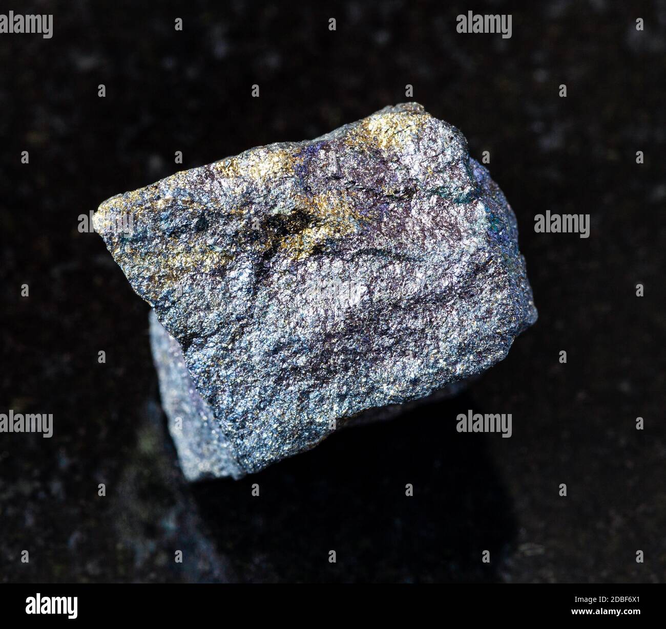 closeup of sample of natural mineral from geological collection - raw ...